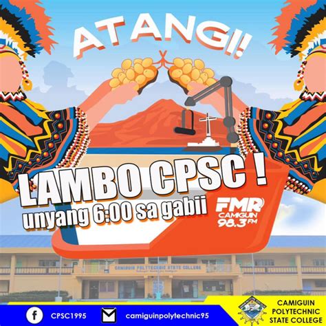 Camiguin Polytechnic State College Cpsc Official Website