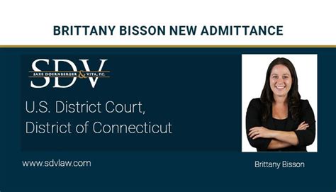 Saxe Doernberger And Vita P C On Linkedin Brittany Bisson