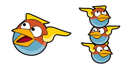 Angry Birds Lightning Birds Cursor Custom Cursor