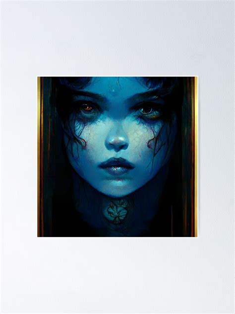 Fiona The Water Goddess Up Close Poster For Sale By Kazaiart Redbubble