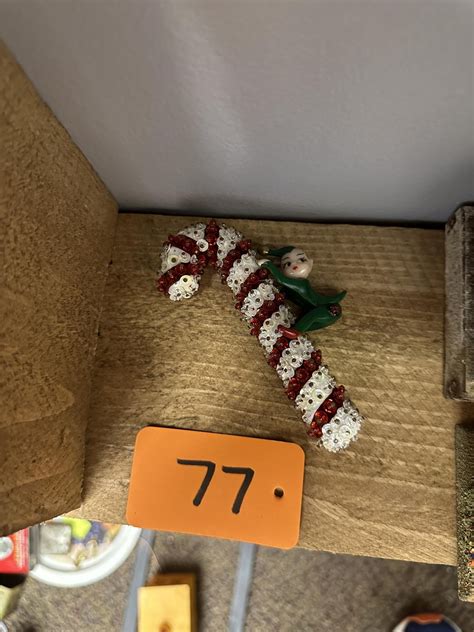 Vintage Elf Climbing A Candy Cane Live And Online Auctions On