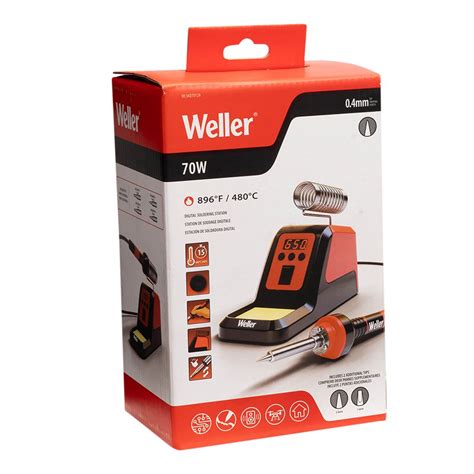 Weller Digital Soldering Station With 70w Precision Iron Micro Center