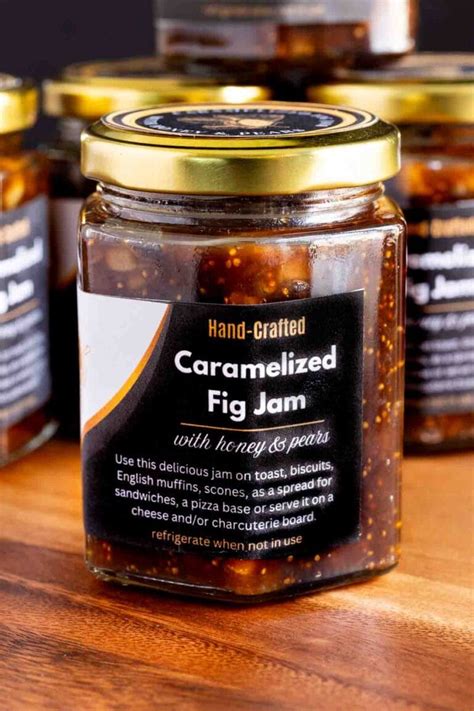 Caramelized Fig Jam With Honey And Pears From Dried Figs The Café