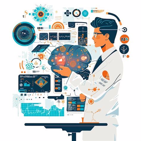 Premium Vector Dataanalyticsvectorillustration