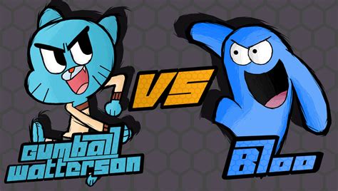 Gumball Vs Blue Fighting Is Magic Fan Art Know Your Meme