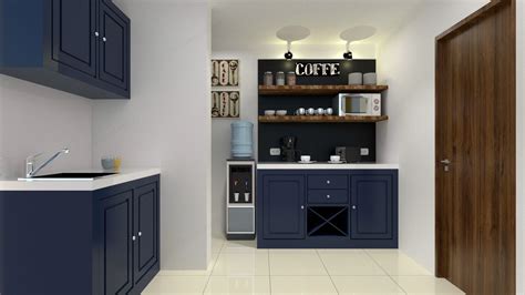 Small Office Kitchen Sketchup 3d Model Skp File Download Sketchupbox