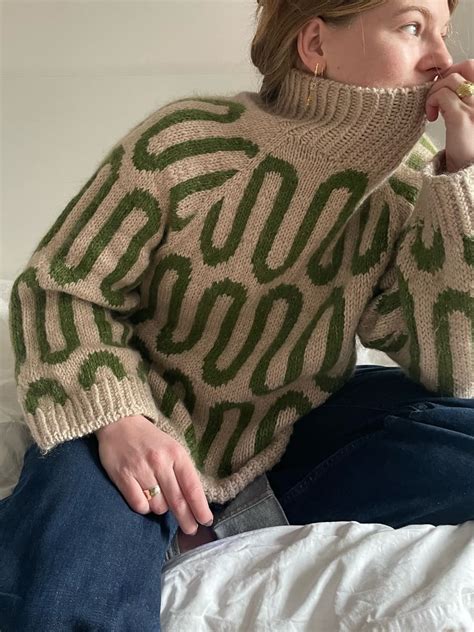 Жаккардовый свитер Wave Sweater
