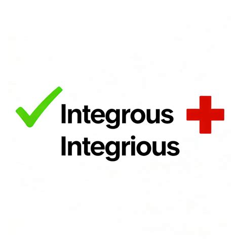 Integrous Vs Integrious Whats The Difference Differencess