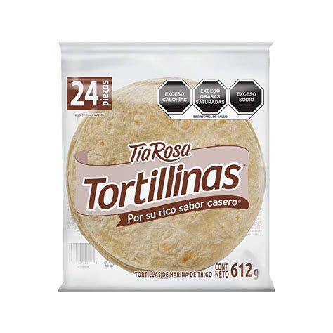 Tortilla Tortillinas Tia Rosa Paq 24 Pz Carnemart Tu Aliado En