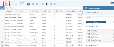 Sap Analytics Cloud Import Excel Data Sap Analytics Cloud