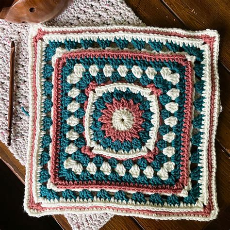 Ravelry Sunburst Afghan Square Pattern By Debbie Field