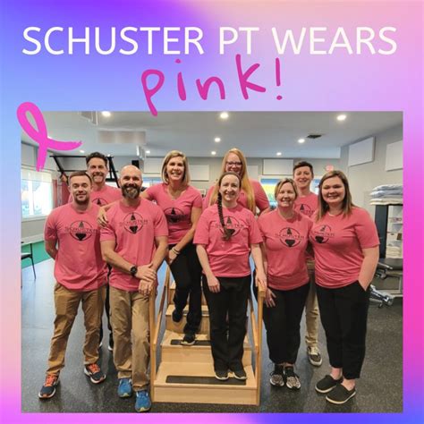 Schusterpt Breastcancerawarenessmonth Physicaltherapy Choosept Greg Schuster