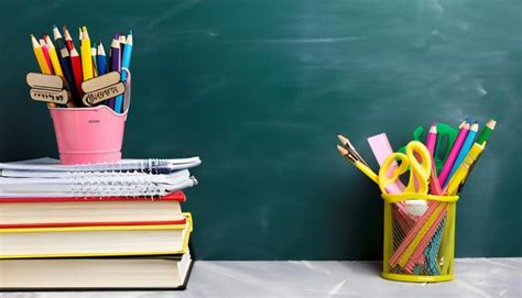 Premium Ai Image Student Desk