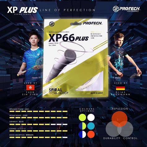 Protech Xp66 Plus Badminton String Shopee Malaysia