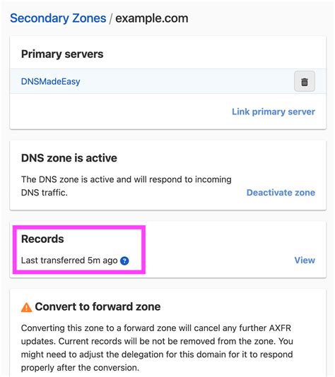 add dnsimple as secondary dns with a hidden primary dnsimple help