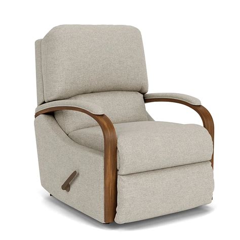 Flexsteel Woodlawn 4820 51 818 01 Contemporary Exposed Wood Rocker