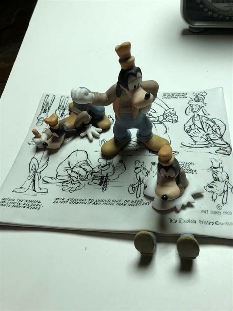 Walt Disney Goofy Model Sheet Figural Sheet 1985757026