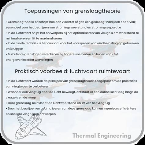 Toepassingen Van Grenslaagtheorie