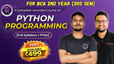 Python Programming Bca