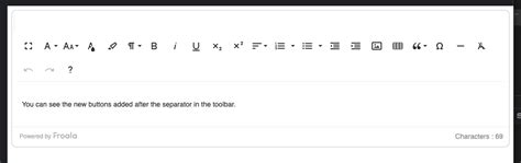 Separators Not Working As Expected · Issue 4114 · Froalawysiwyg