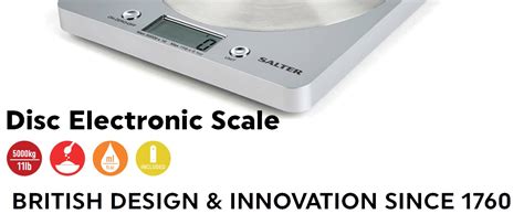 Salter 1036 Svssdr Electronic Kitchen Scale Disc Digital Weighing