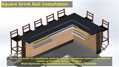 Bar Drink Rail Detail Custom Bar Drink Rail R Tiki
