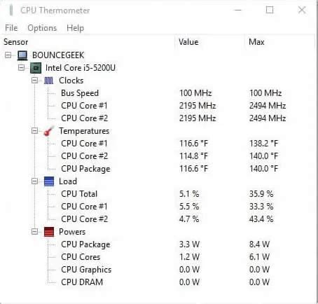 Top Best Free CPU Temp Monitor Check CPU Temperature