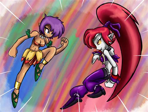 Mii Shantae Vs Nega Shantae By Jamoart On Deviantart