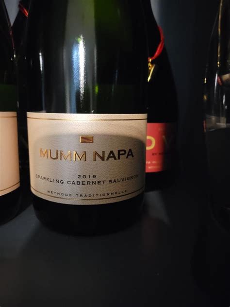 2019 Mumm Napa Sparkling Cabernet Sauvignon Usa California Napa