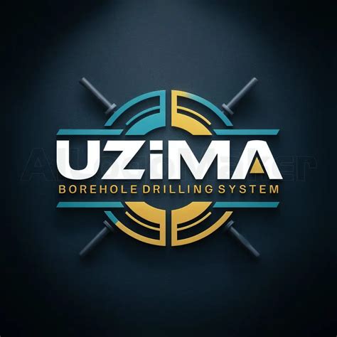 Logo Design For Uzima Borehole Drilling System Stylistic Fonts