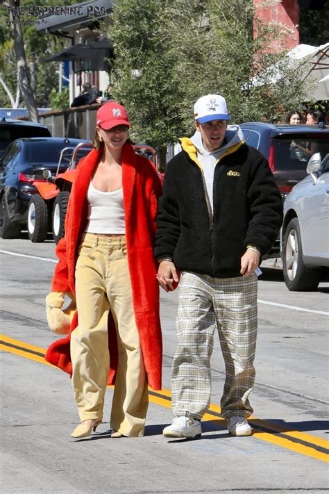 Hailey Bieber Pokies In West Hollywood 10 Photos The Fappening