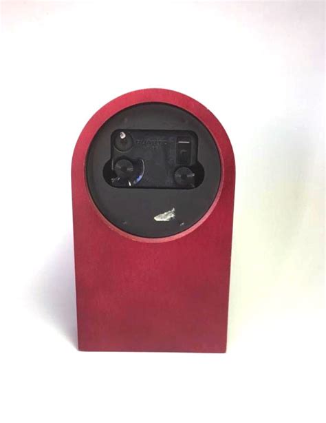 Vintage Ziro Wooden Desk Clock Unique Home Or Office Decor Piece