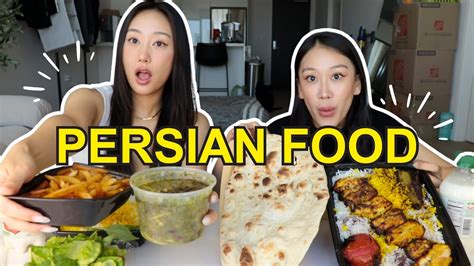 Korean Sisters Try Authentic Persian Food Aita Youtube