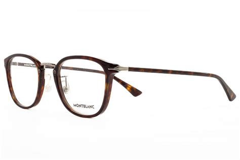 Montblanc Eyeglasses Mb0440oa 002 Havana Silver