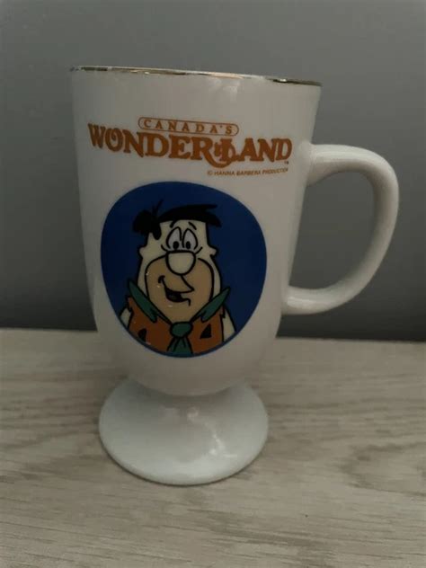 Vintage Fred Flintstone Canadas Wonderland Mug 25 00 Picclick Ca