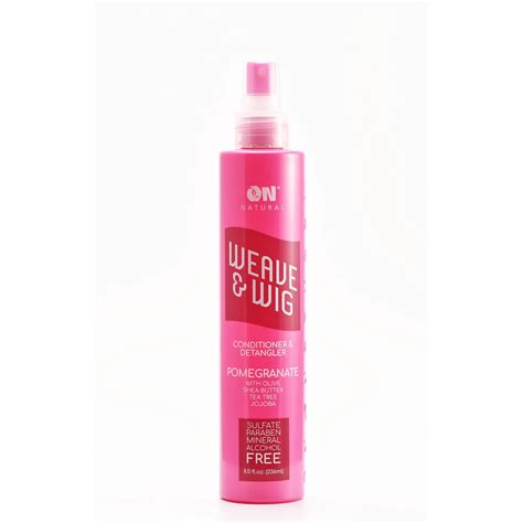 On Natural Weave And Wig Conditioner And Detangler Pomegranate