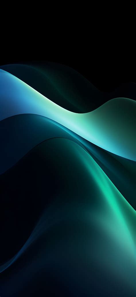 Ectoplasm Blue And Green Abstract Wallpaper