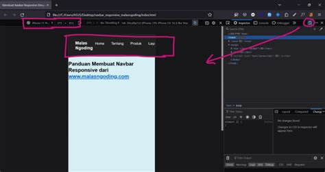 Membuat Navbar Responsive Dengan HTML Dan CSS Malas Ngoding