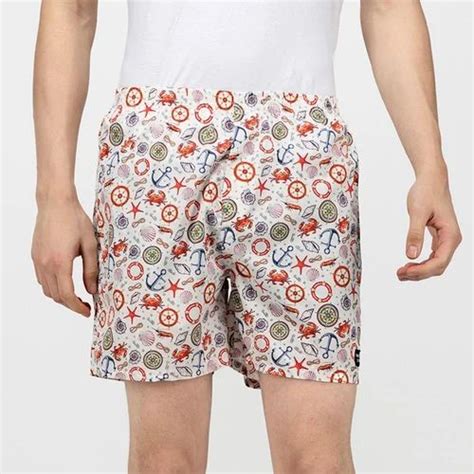 Printed Men Cotton Shorts Multicolor At ₹ 200piece In Tiruppur Id
