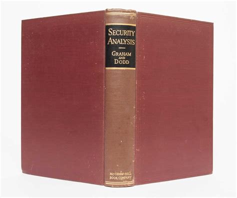 Security Analysis Principles And Technique Benjamin Graham David L