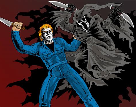 Michael Myers Vs Ghostface By Jamusdu On Deviantart