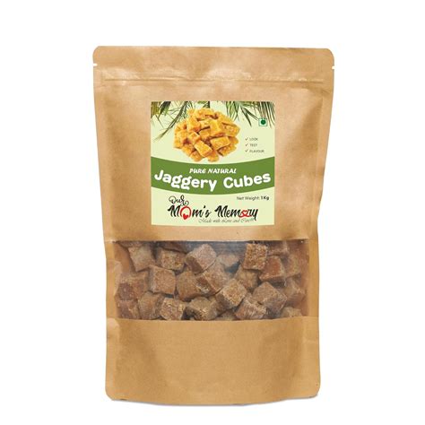 Our Moms Memory 100 Pure Natural Jaggery Cubes Pure Natural No