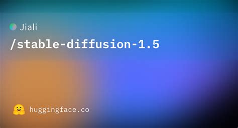 Jialistable Diffusion 15 · Hugging Face