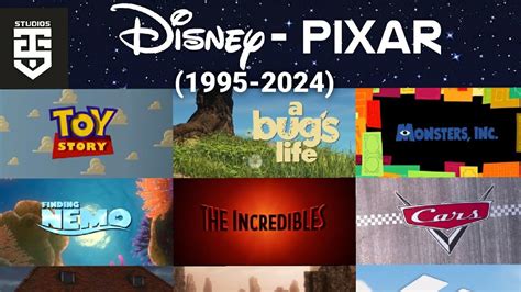 All Disney Pixar Movies Title Cards 1995 2024 Youtube