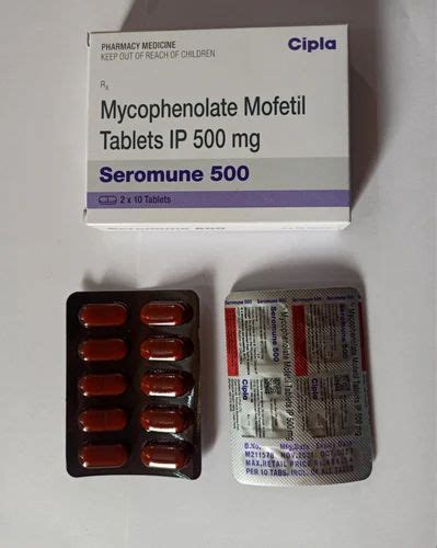 Mycophenolate Mofetil Tablets Ip 500mg At ₹ 590stripe Oncology