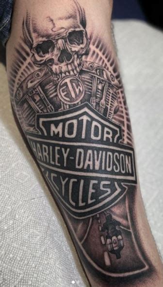 Tattoo Harley Davidson Skull Design Bold Symbol Of Rebellion And Freedom