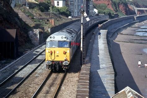 Original 35mm Slide Br Class 50 No50010 At Dawlish Rights For Use £3