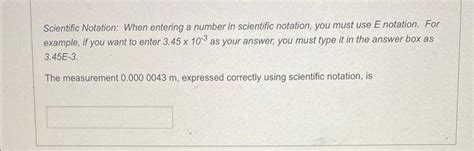 solved scientific notation when entering a number in