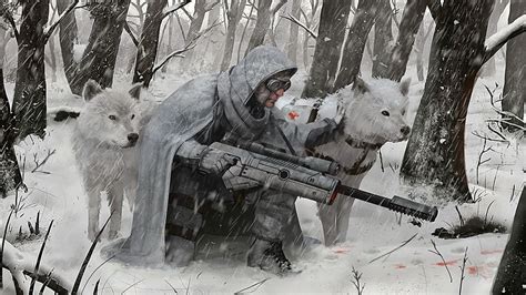 Frosted Warriors A Sci Fi Hd Wallpaper Adventure By Alex Negrea Art
