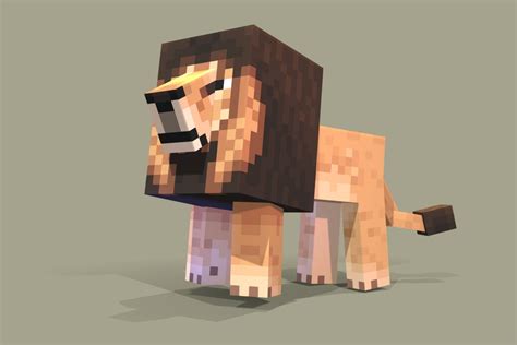 Minecraft Lion Face